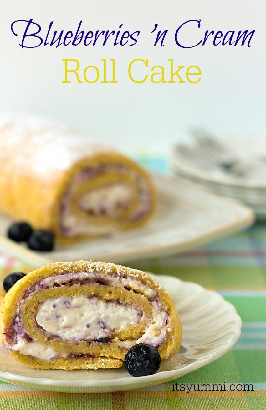 Fresh Blueberry Roll Cake + Other Easy Summer Desserts | It's Yummi