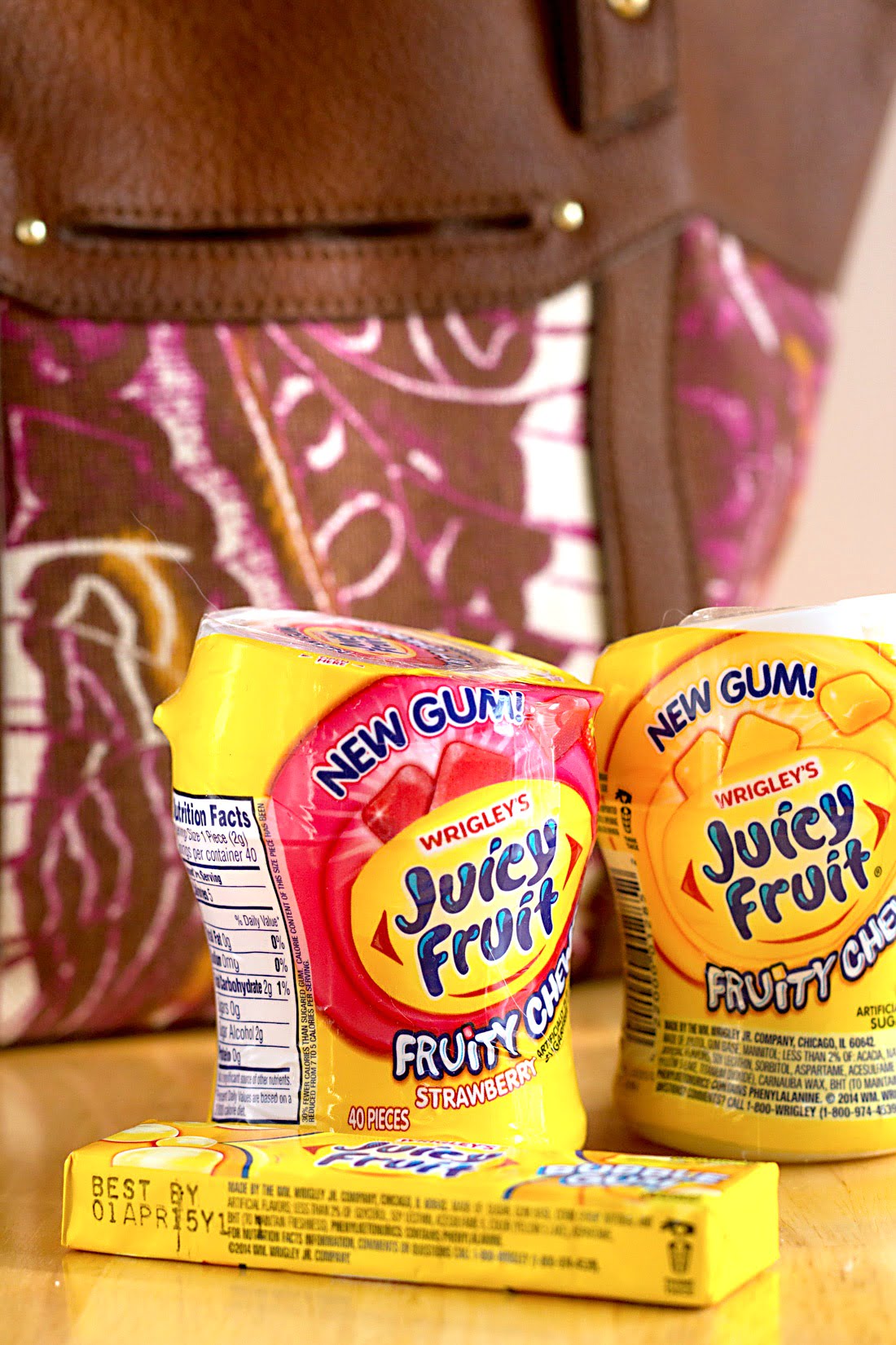 Why my Purse is Stocked with Juicy Fruit Chewing Gum