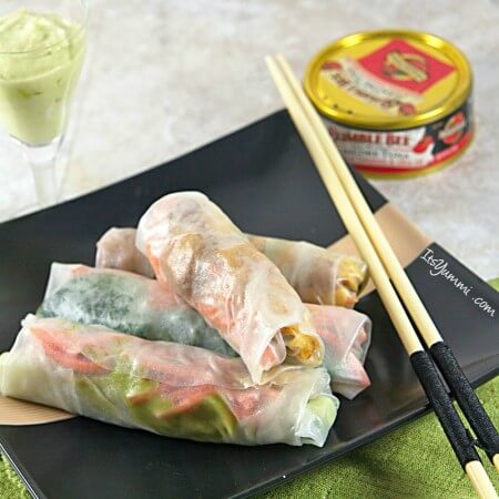 Easy Spring Rolls Recipe with Tuna - Its Yummi