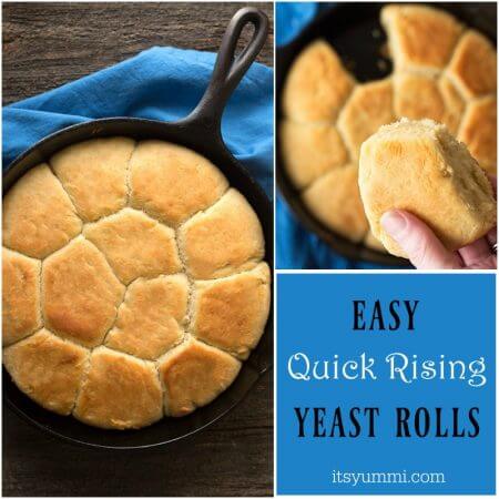 Quick Rise Easy Yeast Rolls - Easy Recipes by Its Yummi